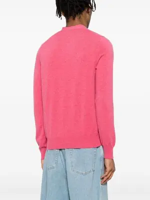 Play Comme Des Garcon Wool Cardigan - Pink