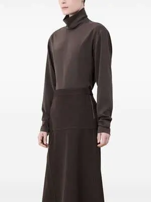 LEMAIRE Asymmetrical Wrapover Skirt