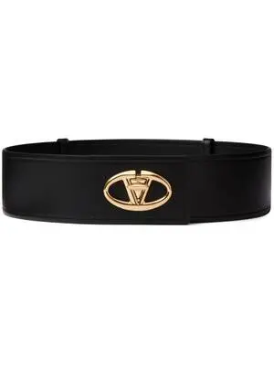Valentino Garavani 60mm Vlogo The Bold Edition Belt - Black