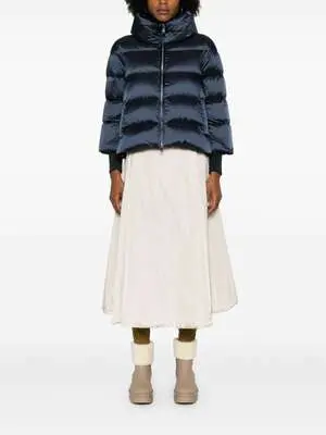 Add Quilted Puffer Jacket - Blue