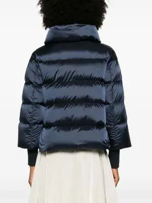 Add Quilted Puffer Jacket - Blue
