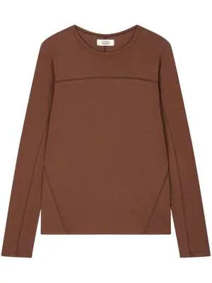 STUDIO TOMBOY Cotton T-shirt - Brown