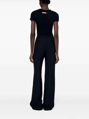 Ports 1961 Logo-appliqué Cotton T-shirt - Black