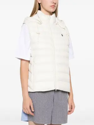 Polo Ralph Lauren Quilted Gilet - White