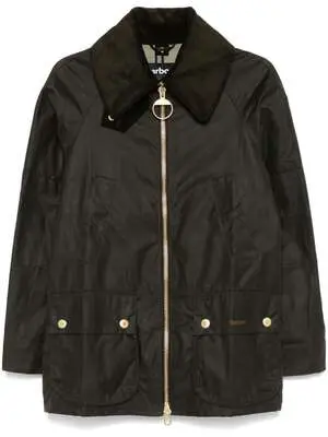 Barbour Allerston Waxed Coat - Green