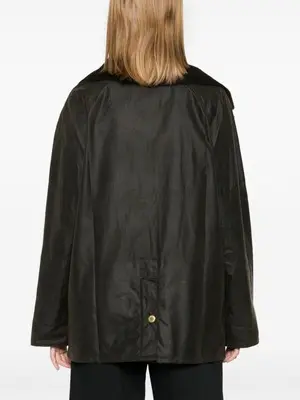 Barbour Allerston Waxed Coat - Green