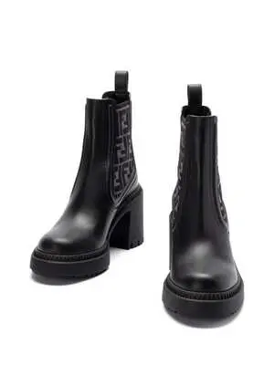 Fendi 65mm Monogram-detailed Boots