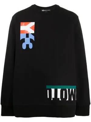 Y3 M-cut Graphic Sweatshirt