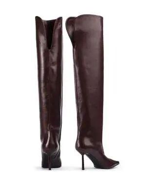 LE SILLA Bella 120mm Leather Boots