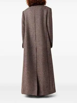 Stella McCartney Double-breasted Long Coat - Neutrals