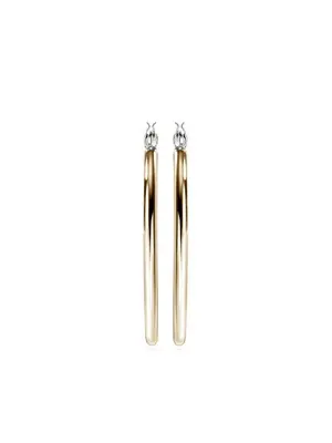 John Hardy 14kt Jh Essential Hoop Earrings