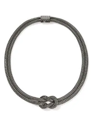 John Hardy Love Knot Chain Necklace - Silver