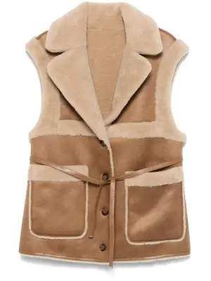 URBANCODE Belted Waistcoat - Neutrals