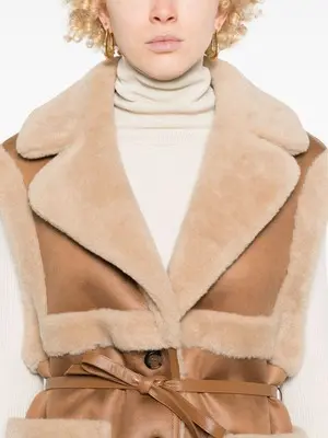 URBANCODE Belted Waistcoat - Neutrals