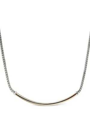 John Hardy 14kt Gold Jh Essential Chain Necklace - Silver