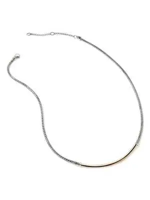 John Hardy 14kt Gold Jh Essential Chain Necklace - Silver