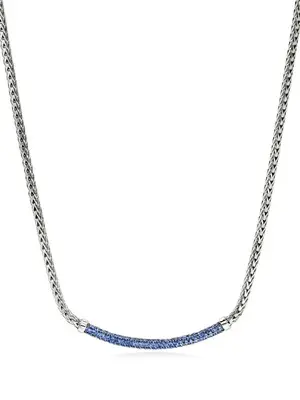 John Hardy Essential Sapphire Necklace - Silver