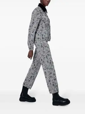 Ports 1961 Floral-print Straight-leg Jeans