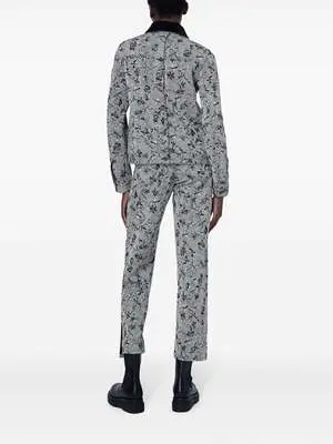 Ports 1961 Floral-print Straight-leg Jeans