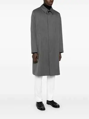 LARDINI Wool Twill Coat