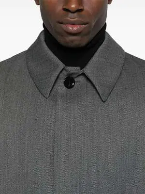 LARDINI Wool Twill Coat