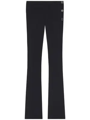 COURREGES Oblique Tailored Trousers - Black