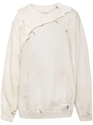 Mihara Yasuhiro Distressed-effect Sweatshirt