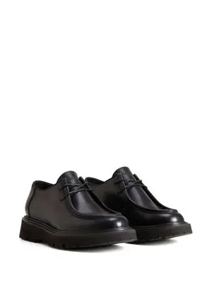 Woolrich Leather Derby Shoes - Black