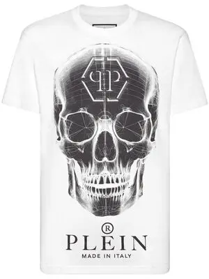 Philipp Plein Ss Skull-print T-shirt - White