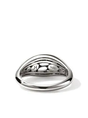 John Hardy Black Sand Diamond Pebble Ring