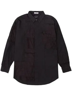 Engineered Garments Patchwork Short-collar Shirt