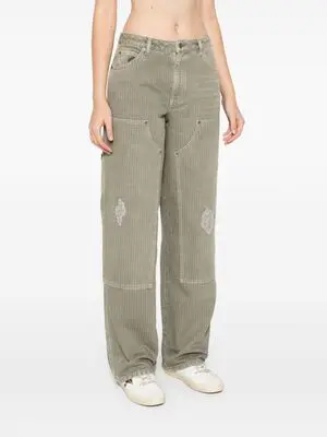 GOLDEN GOOSE Marley Painter Jeans - Green