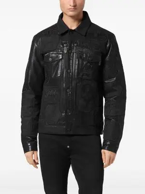 Philipp Plein Zipped Denim Jacket