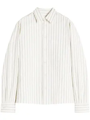 LANVIN Striped Shirt - Neutrals