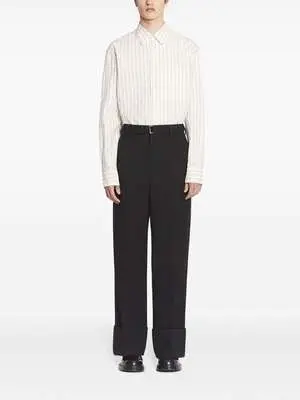 LANVIN Striped Shirt - Neutrals