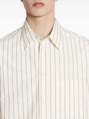 LANVIN Striped Shirt - Neutrals