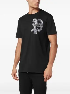 Philipp Plein Ss Skull-print T-shirt - Black