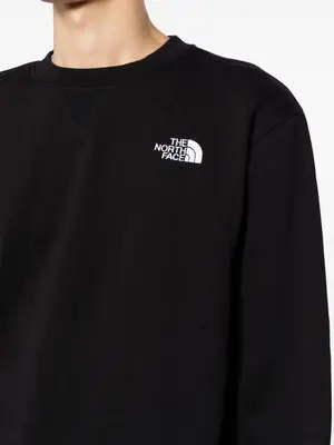 The North Face Logo-embroidered Long-sleeved Sweatshirt
