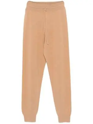 Fabiana Filippi Knitted Track Pants - Brown