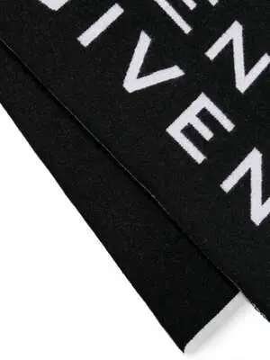 Givenchy Jacquard-logo Scarf - Black