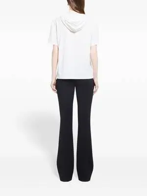 COURREGES Cotton Hooded T-shirt