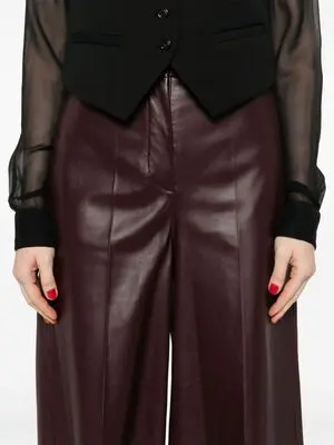 Fabiana Filippi Leather Knee-length Shorts