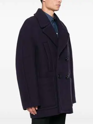 LANVIN Double-breasted Felted Coat