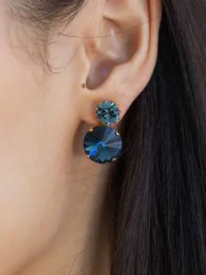 JENNIFER BEHR Myrla Earrings - Blue