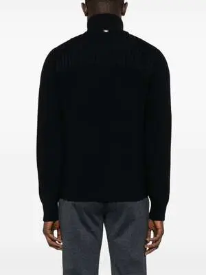 Herno Quilted-panel Jacket - Blue