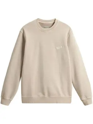 Woolrich Logo-embroidered Sweatshirt - Neutrals