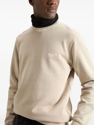 Woolrich Logo-embroidered Sweatshirt - Neutrals