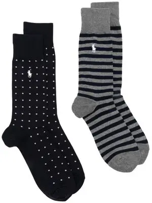 Polo Ralph Lauren Polo Pony-motif Socks - Blue