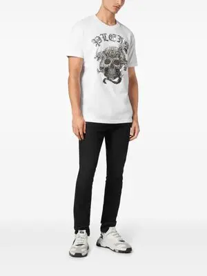 Philipp Plein Ss Skull-print T-shirt - White