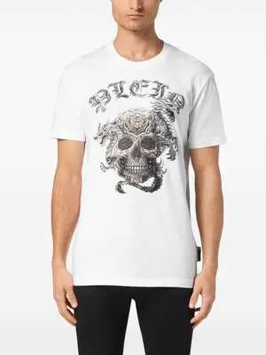 Philipp Plein Ss Skull-print T-shirt - White